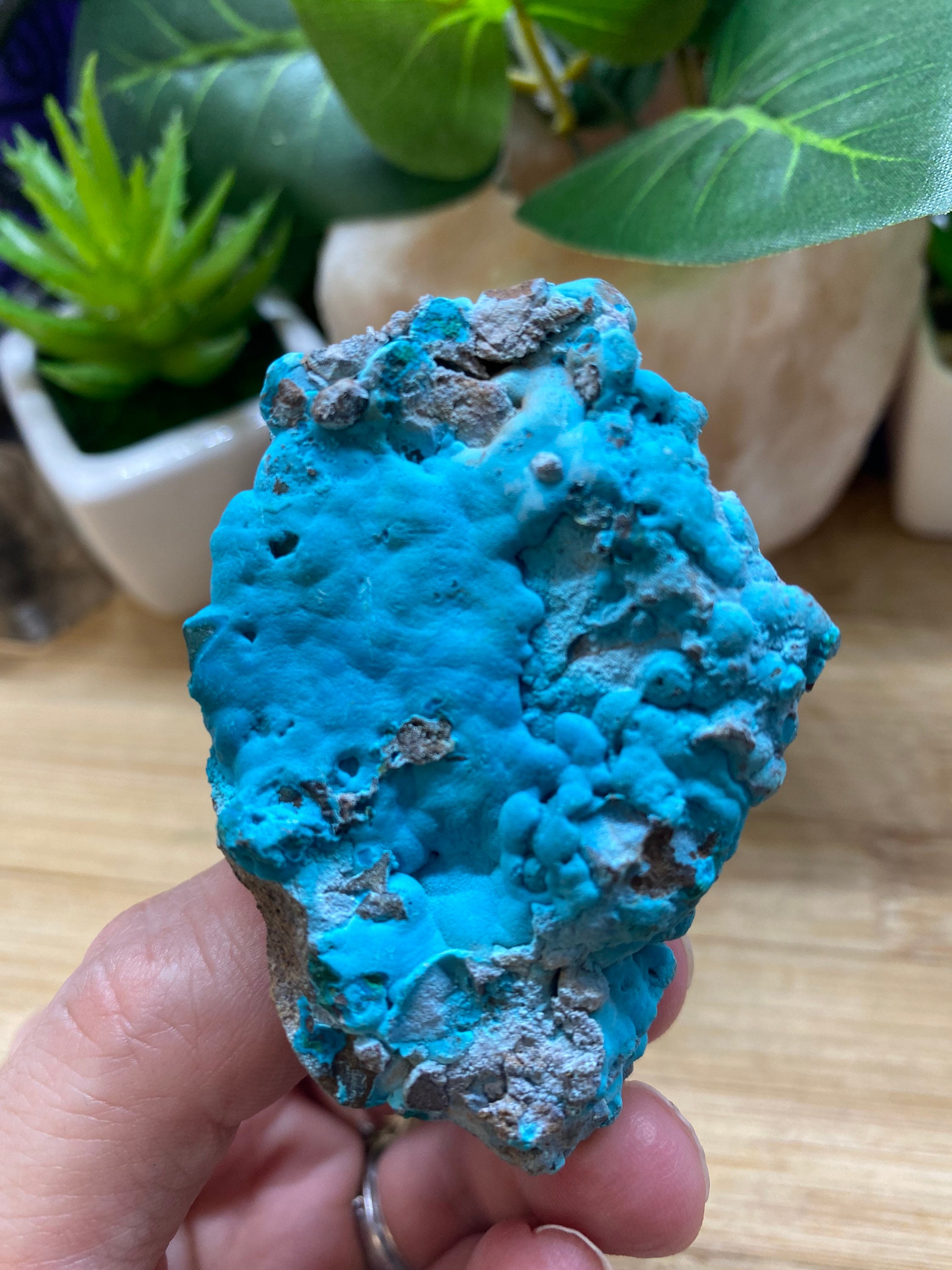 Natural Chrysocolla raw crystal CHRYS3