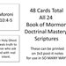 2024 Book of Mormon Seminary Doctrinal Mastery Memory Game - Etsy