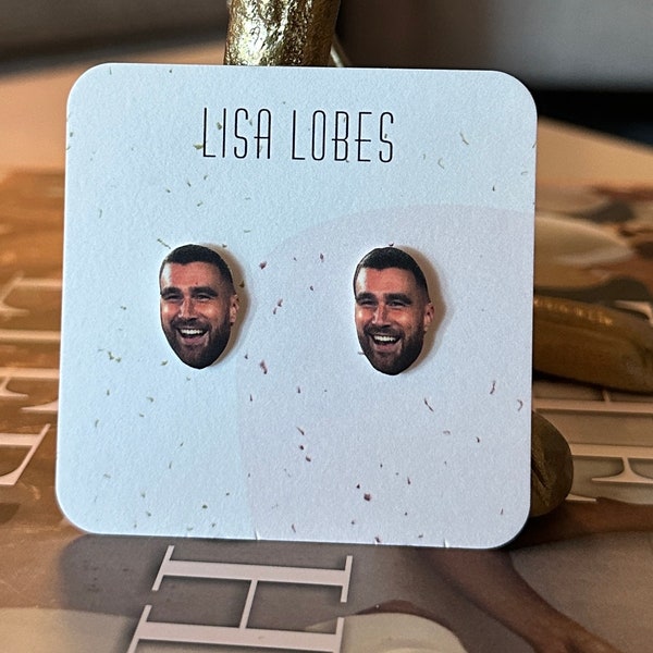 Travis Kelce Earrings - Etsy
