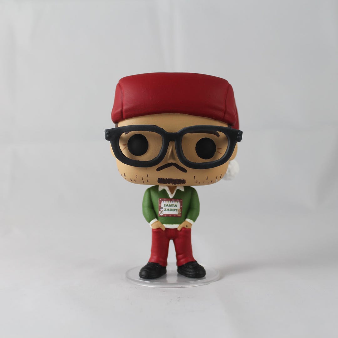 Custom Figure of Christmas Pedro Pascal santa Zaddy - Etsy