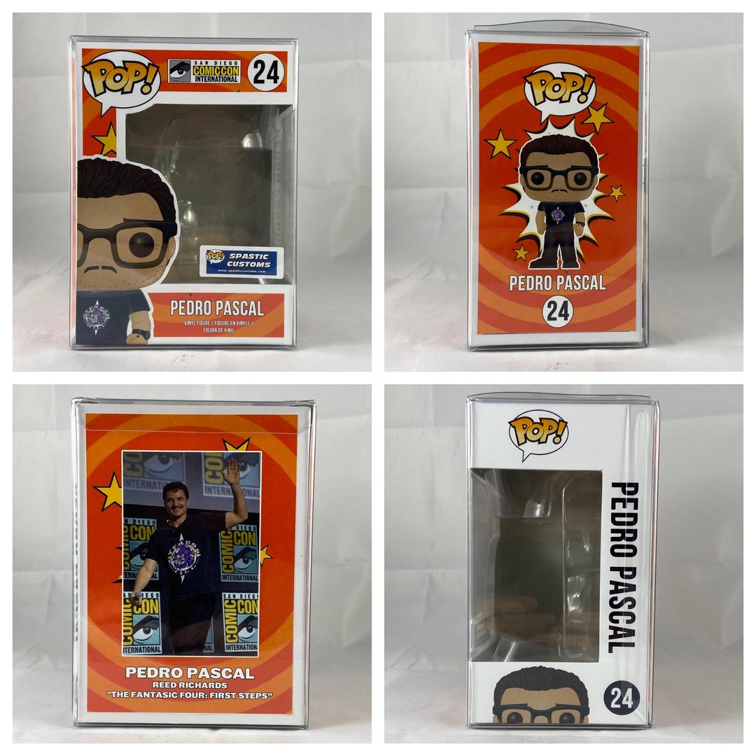 Box for Custom Figure of Pedro Pascal SDCC 2024 - Etsy