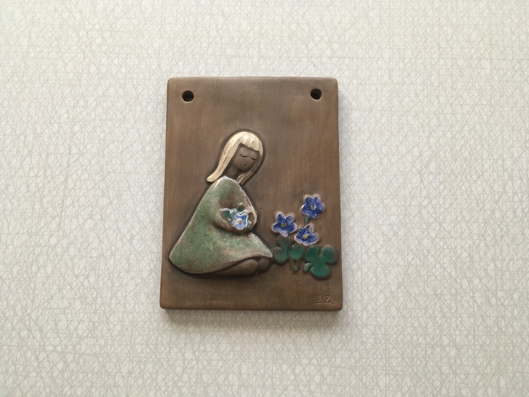 SALE Vintage Dagny Zachrisson Sweden Ceramic Spring Wall Plate ...