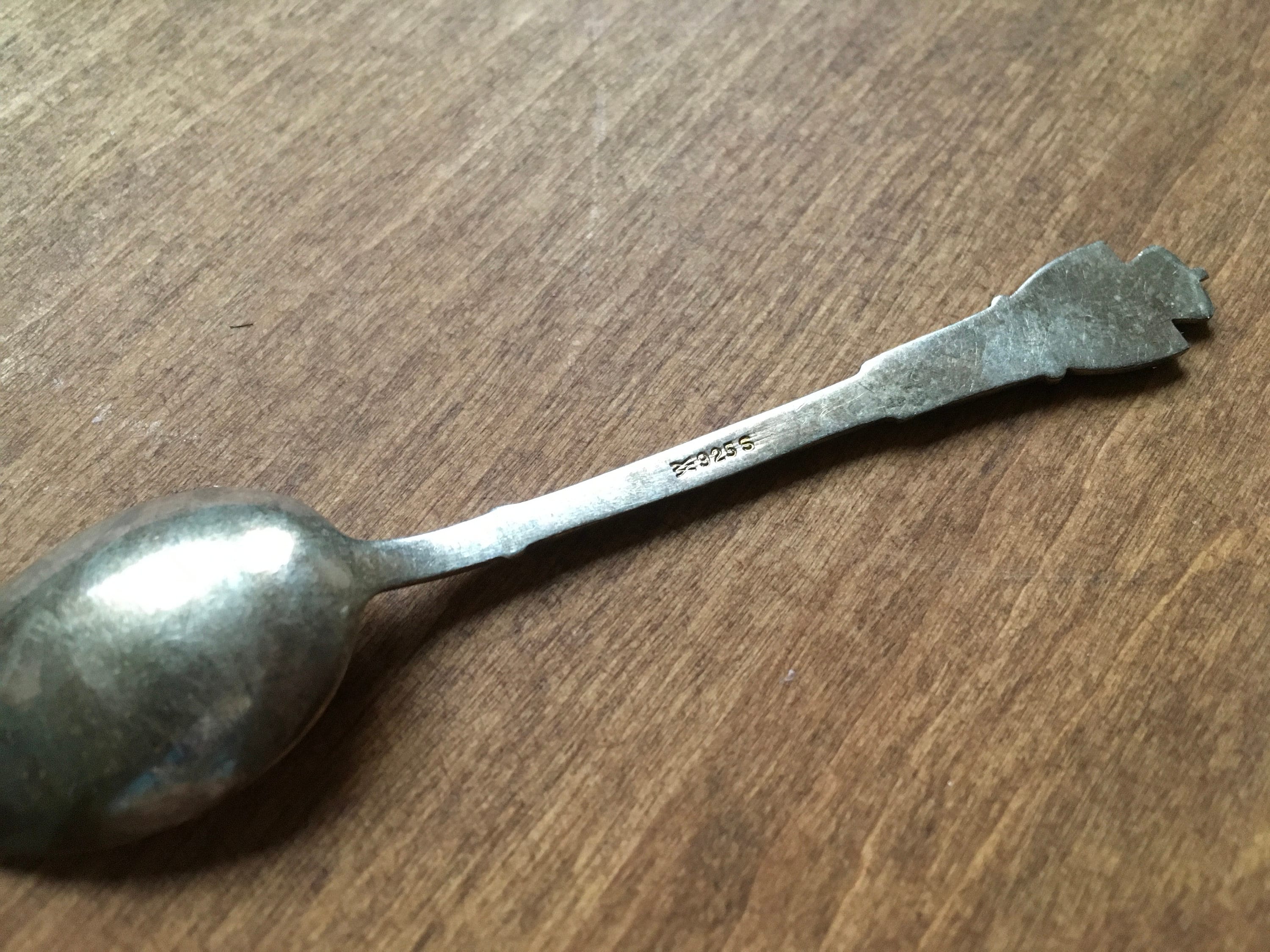 Sterling silver Aksel Holmsen souvenir spoon from Norway | Etsy