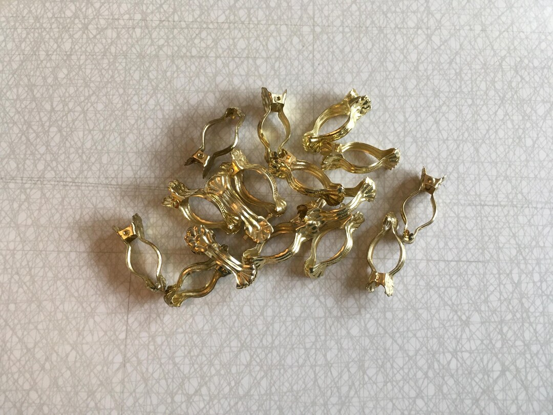 Set of 16 Vintage Brass Café Curtain Rings Made in Sweden - Etsy