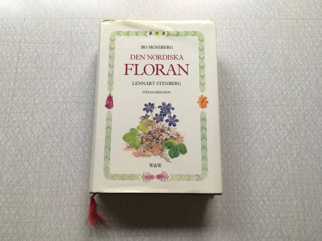 Den Nordiska Floran / Swedish Botanical Prints / Field Guide - Etsy