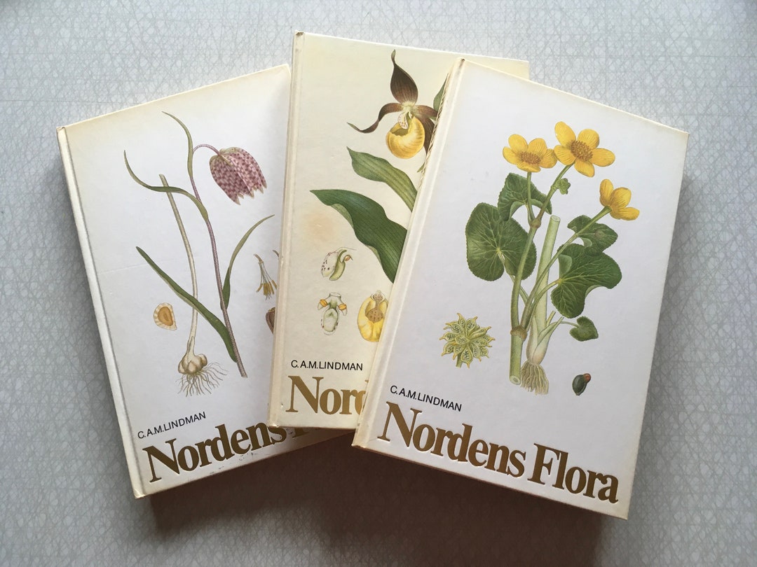 Vintage Swedish Nordens Flora 1, 2 and 4 / Botanical Flora ...