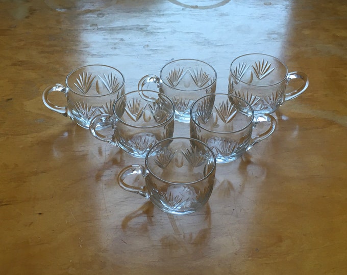 Antique Swedish Set of 6 Glögg Glasses / Punch Glasses / Christmas ...