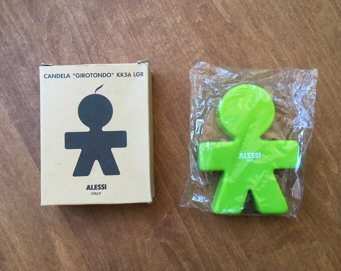 Alessi Italy Girotondo Candle With Original Box // Apple Green - Etsy