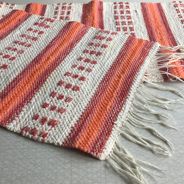 Rag Rug Runner - Etsy