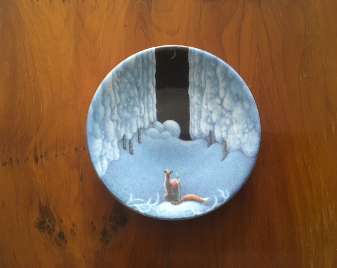 Lennart Helje Arabia Finland Tonttu and Kettu Wall Plate // Gnome and ...