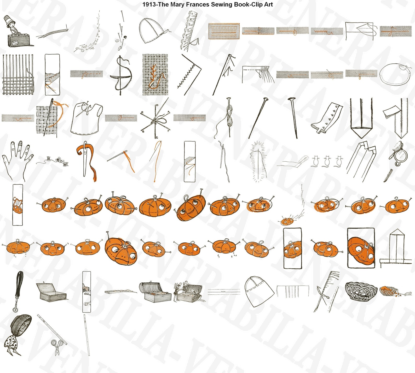 1913 Collection of 519 Jane Allen Boyer Vintage | Etsy