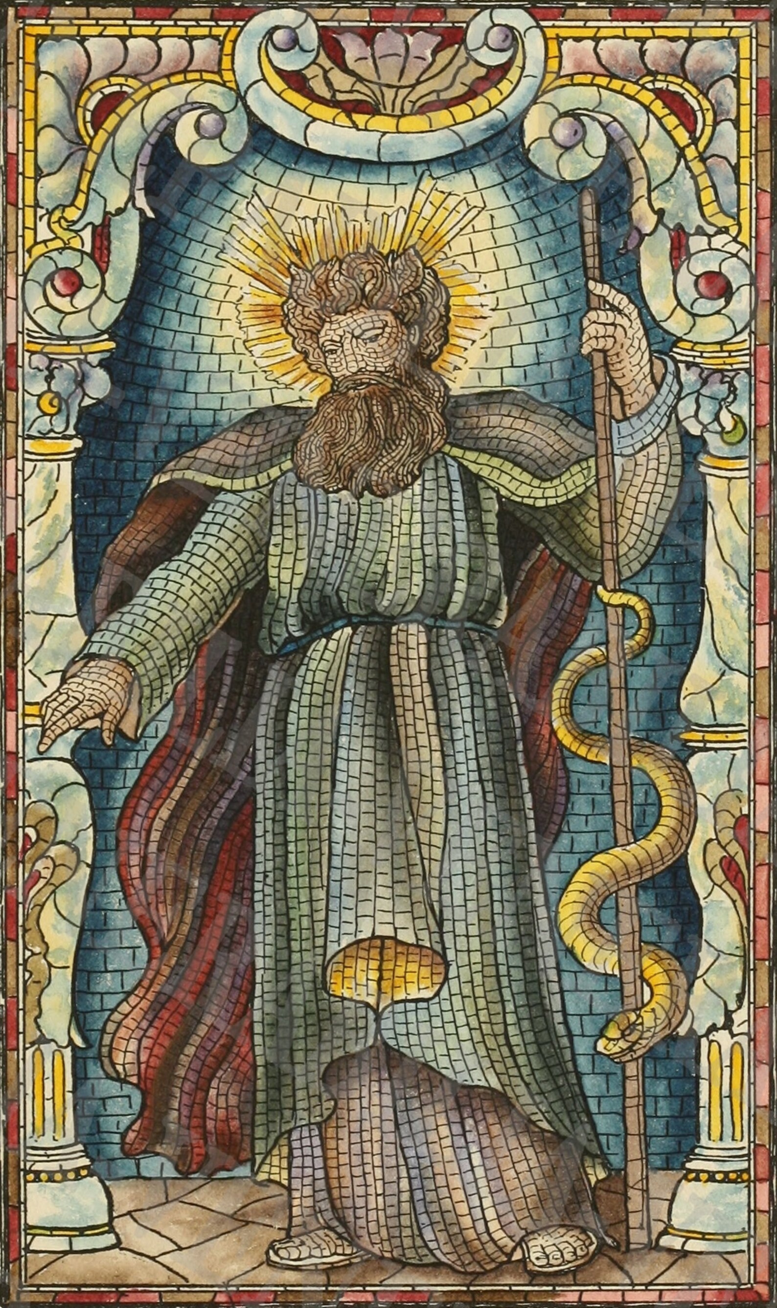 1886 Collection of 15 Belcher Mosaic Glass Window Designs - Etsy