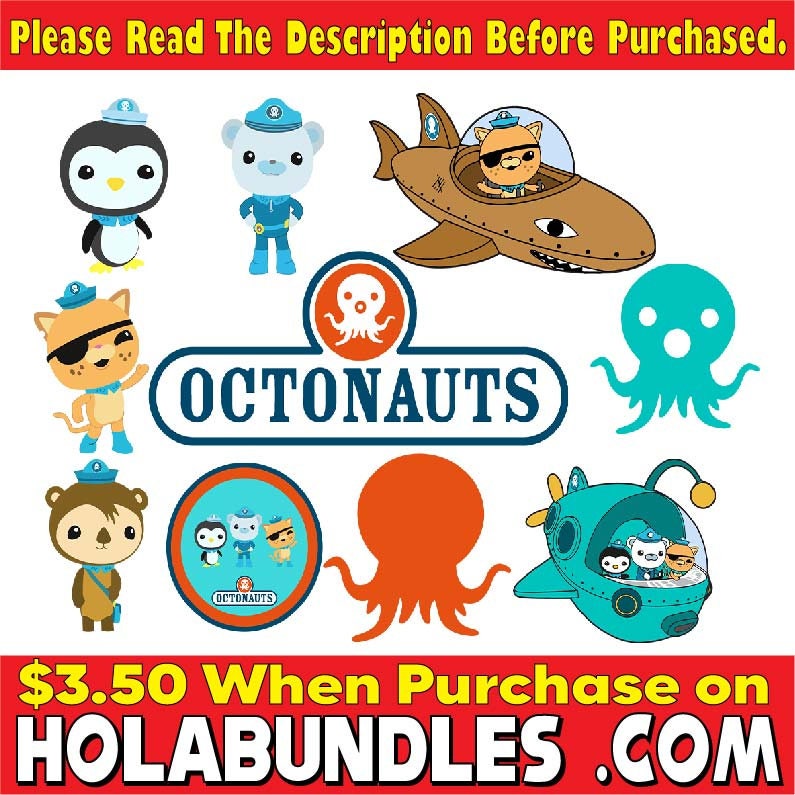 Octonauts Svg for Cricut, Octonauts Png, Octonauts Clipart, High ...