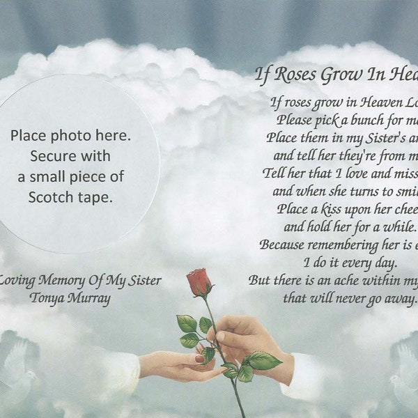 Sympathy Poem - Etsy