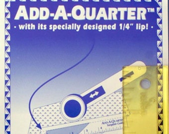 CM Designs Add a Quarter Ruler Yellow Ruler With 1/4 Lip for - Etsy