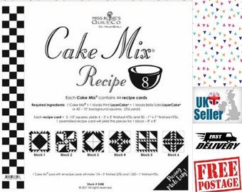 Moda Cake Mix Recipe Cards - Etsy
