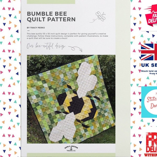 Bumble Bee Quilt Pattern - Etsy