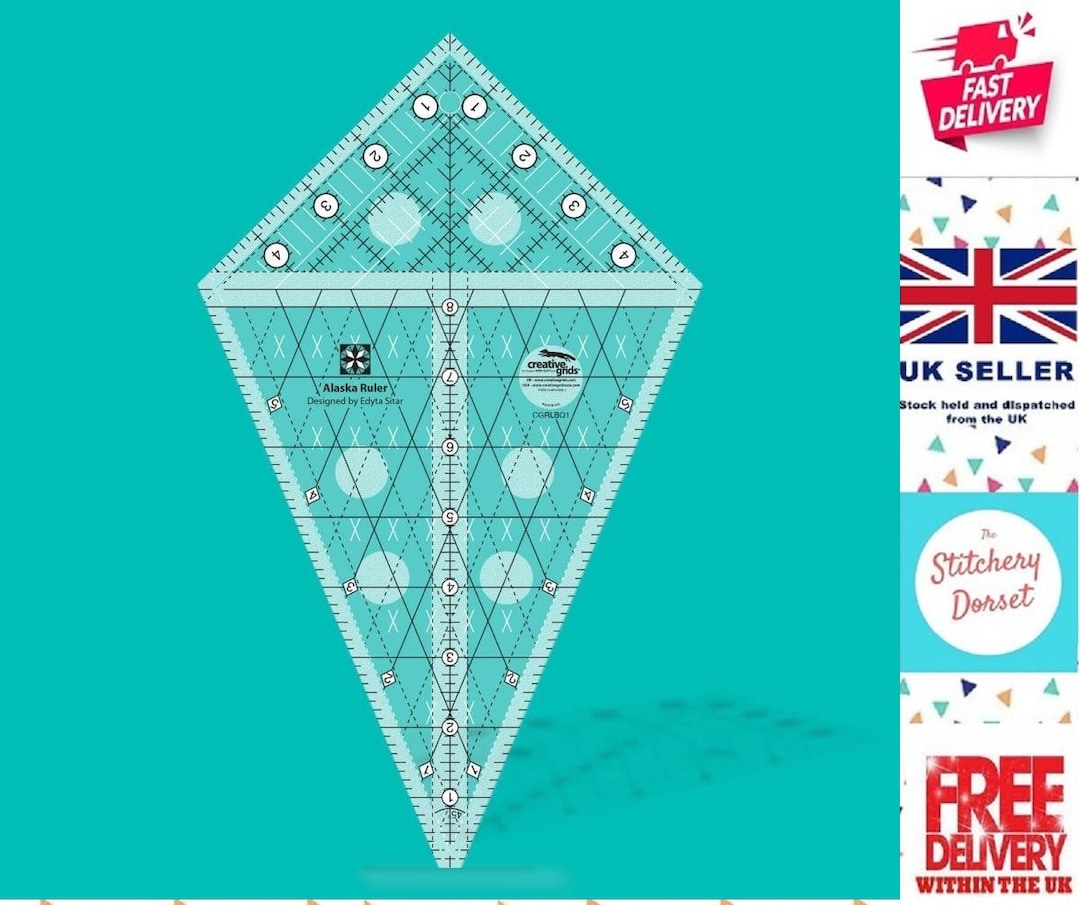 Creative Grids Alaska Quilt Ruler by Edyta Sitar, Laundry Basket Quilts ...