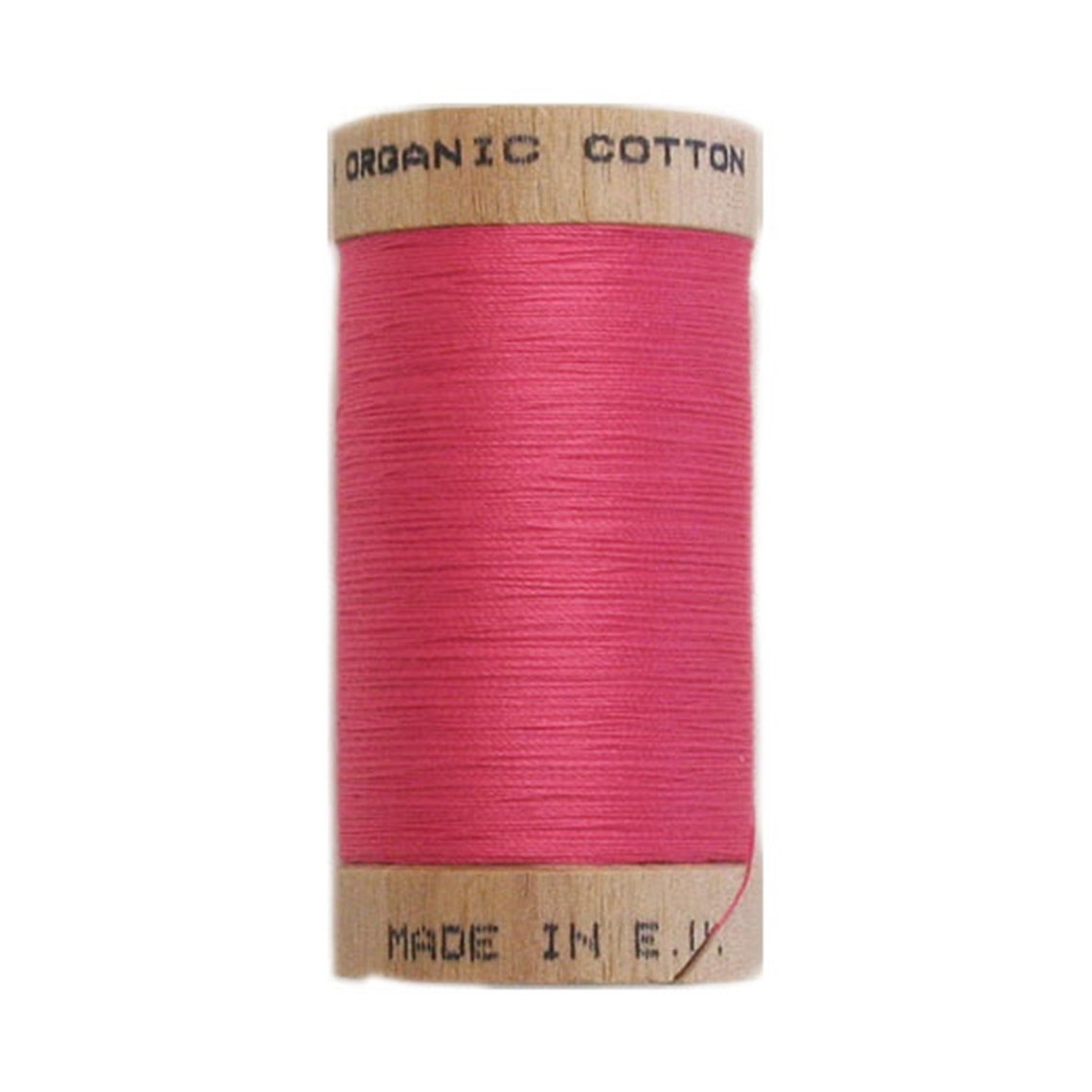 Scanfil Organic Thread 100 Metre Spool - Bubblegum - 4810 - 100% ...