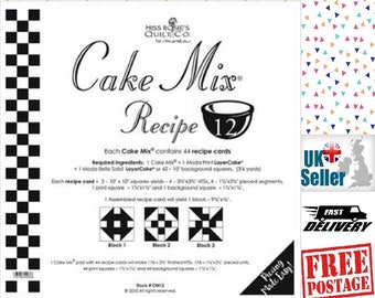 Moda Cake Mix Recipe Cards - Etsy