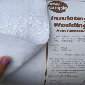 Sew Simple NARROW Insulating/heat Resistant Wadding/batting for ...