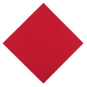 14 Count RED Aida Fabric Piece. Trimits. 30x45cm (12" X 18"). Cotton ...