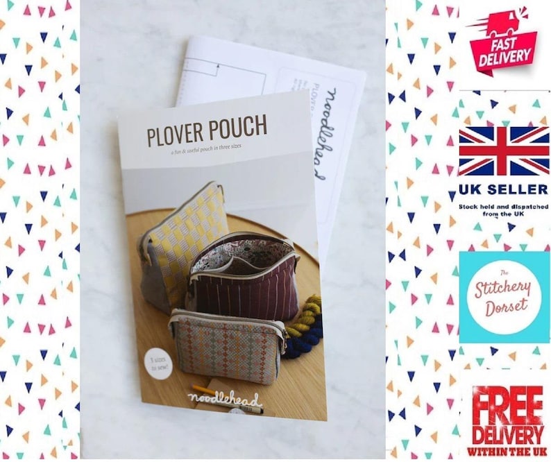 Plover Pouch Sewing Pattern by Noodlehead. A Fun and Useful Zippered ...