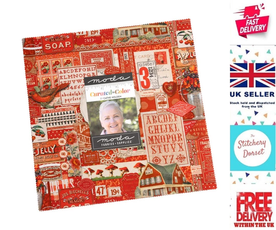 MODA Layer Cake Curated in Color by Cathe Holden, Contains 42 Pieces ...