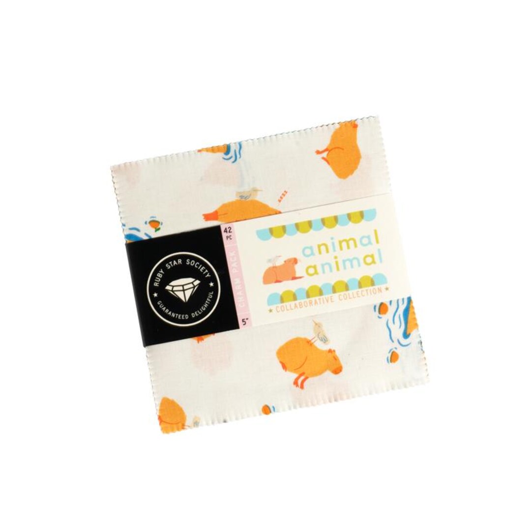 MODA Charm Pack Animal Animal by Ruby Star, Contains 42 Pieces ...
