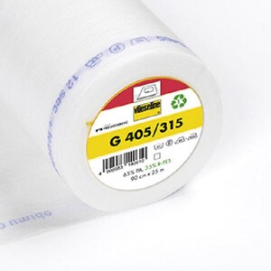 Vlieseline Interfacing G405/315 Easy Fuse, Ultrasoft, Medium Weight ...