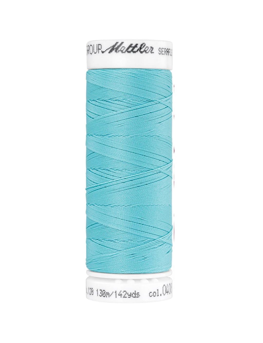 Mettler Seraflex Sewing Thread. 0408 Aqua -spool Size 130 M/142 Yards ...