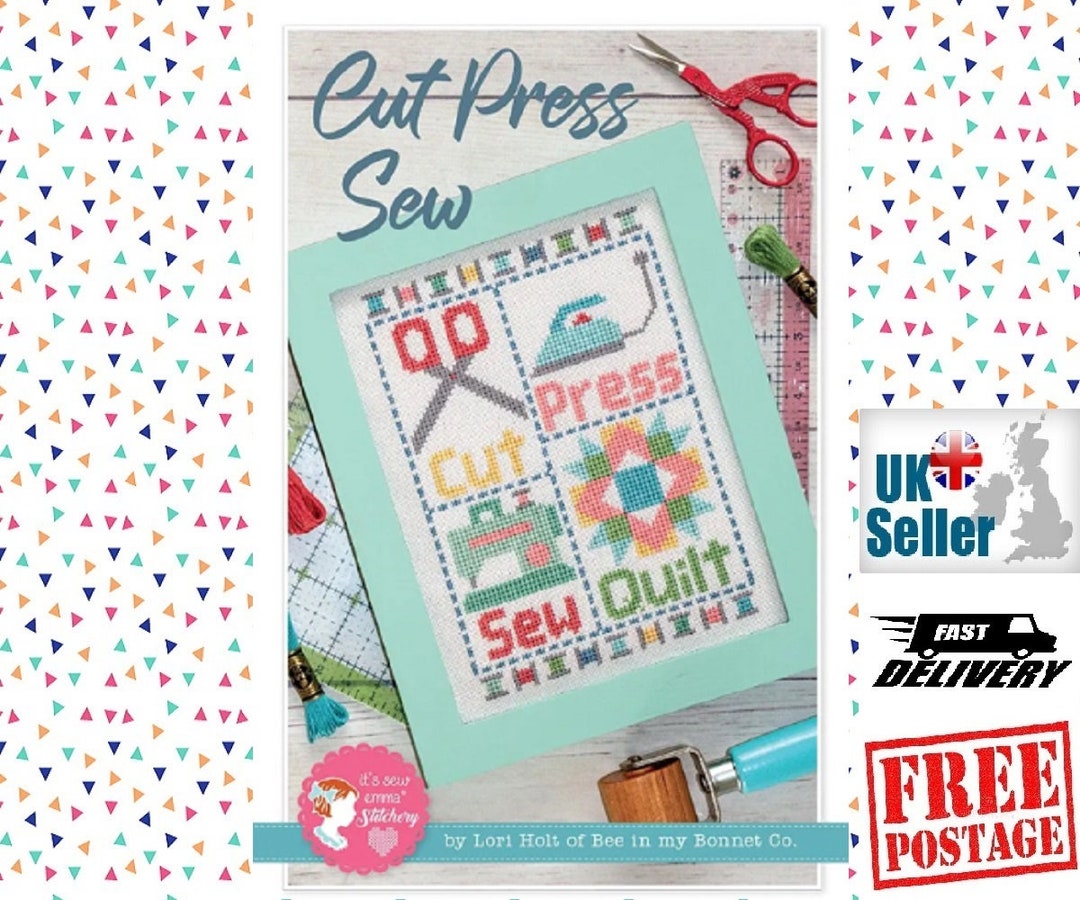 Cut Press Sew, Cross Stitch Pattern by Lori Holt and Its Sew Emma. Lori ...