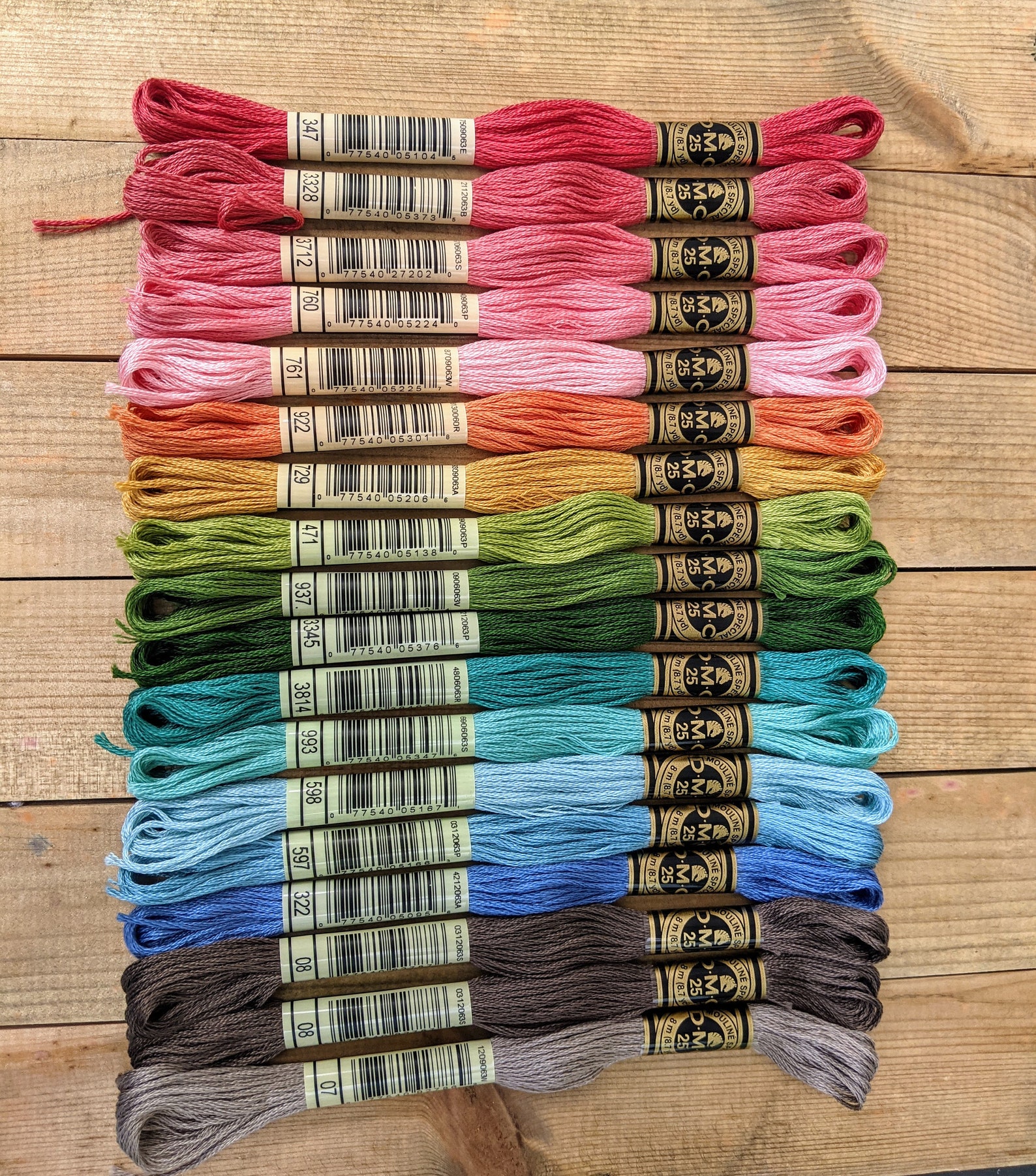 Lori Holt Flea Market Flowers DMC Thread Pack. Includes 18 DMC - Etsy UK