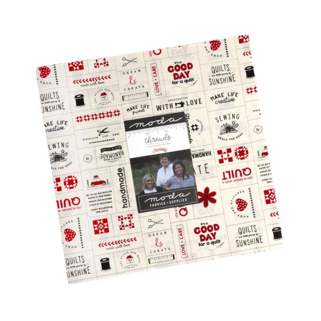 MODA Layer Cake Threads by Sweetwater Designs , Contains 42 Pieces Measuring 10" Square Quality ...