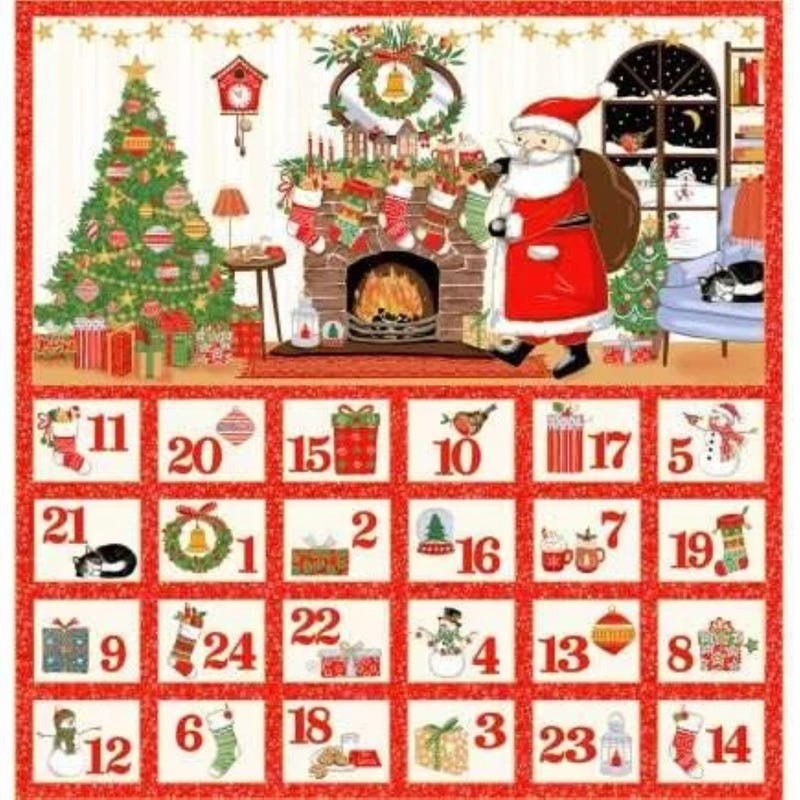 Fabric Advent Panel - Etsy