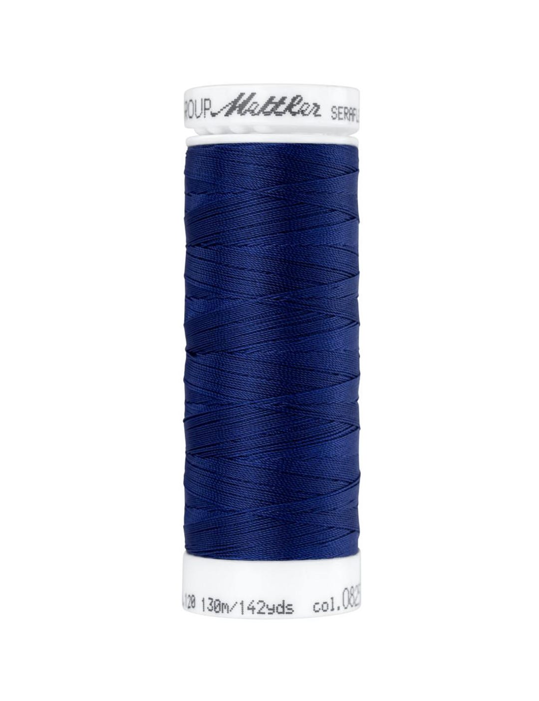Mettler Seraflex Sewing Thread. 0825 Navy -spool Size 130 M/142 Yards ...