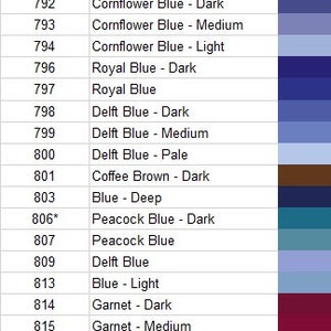 DMC Stranded Cotton Cross Stitch/embroidery Thread/floss 8 Metres/6 ...