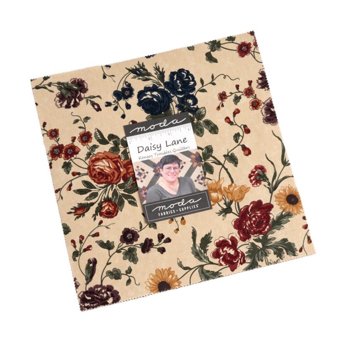 MODA Layer Cake Daisy Lane by Kansas Trouble Quilters, Contains 42 ...
