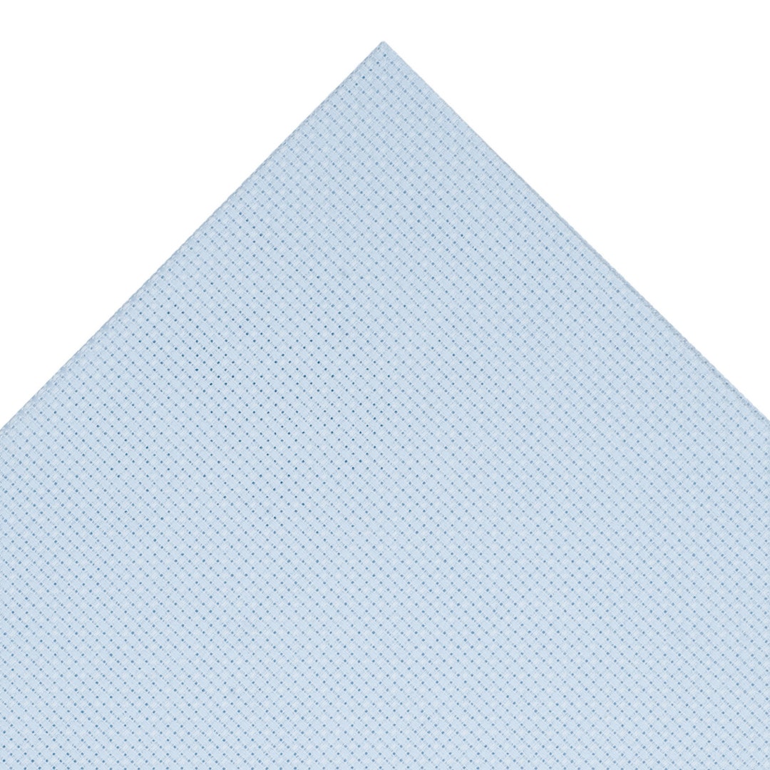 14 Count PALE BLUE Aida Fabric Piece. Trimits. 30x45cm (12" X 18 ...