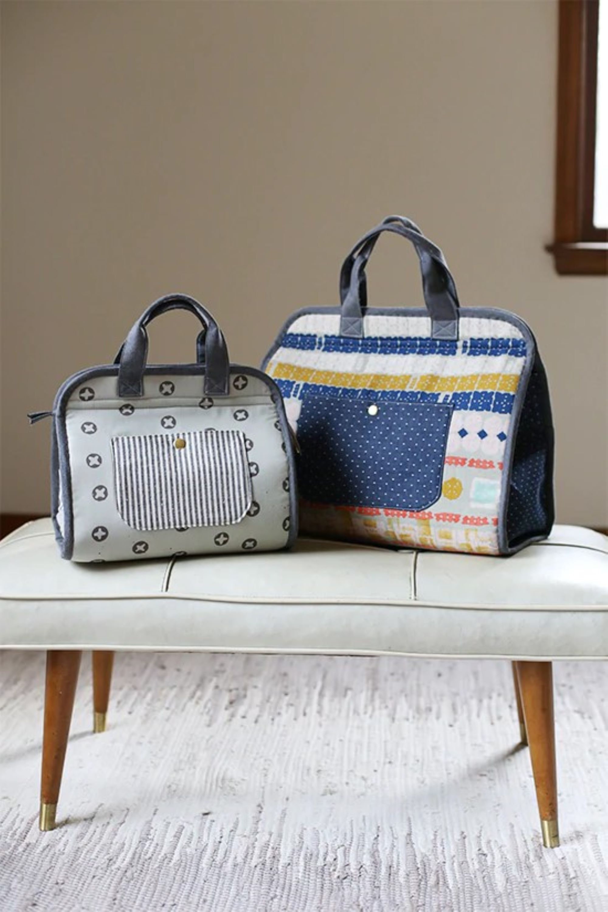 Makers Tote Bag Sewing Pattern by Noodlehead. Carry All Tote in Two ...