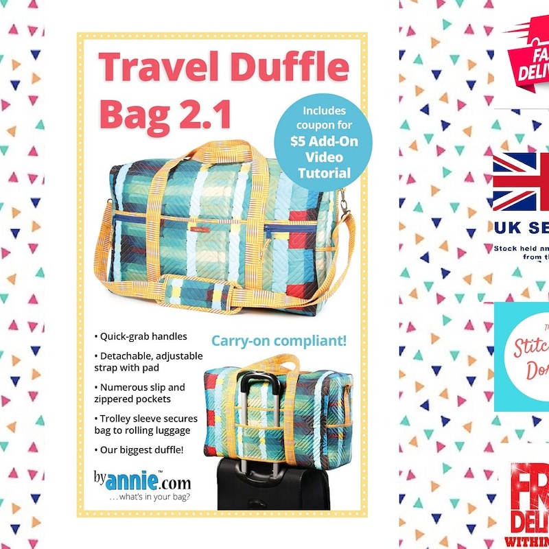 Travel Bag Pattern - Etsy