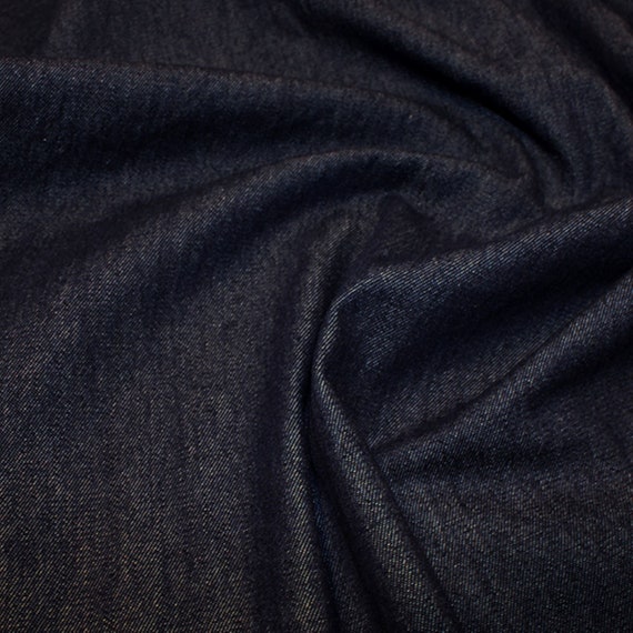 8oz Washed Denim Fabric shade Dark Denim Blue 58in 145cm Wide. 100 Cotton. Weight 287 Gsm. for Clothing Craft and Furnishings. Etsy Ireland