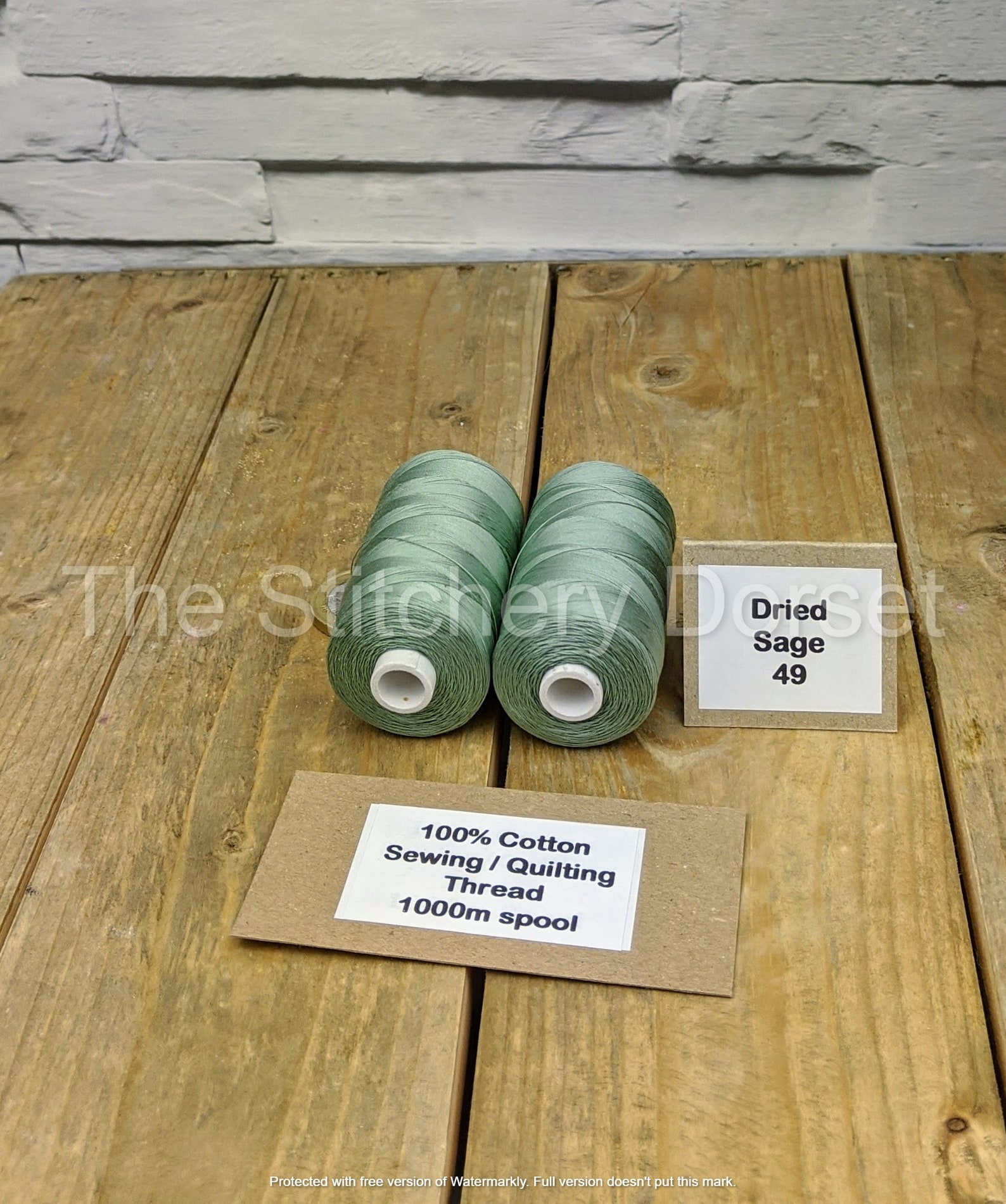 Dried Sage Cotton 1000m Sewing/quilting Thread High Quality | Etsy UK