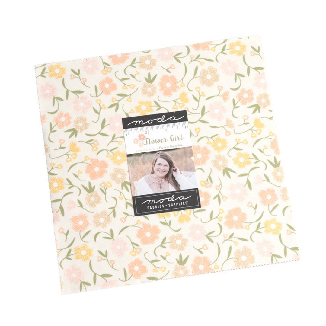 MODA Layer Cake Flower Girl by Heather Briggs, Contains 42 Pieces ...