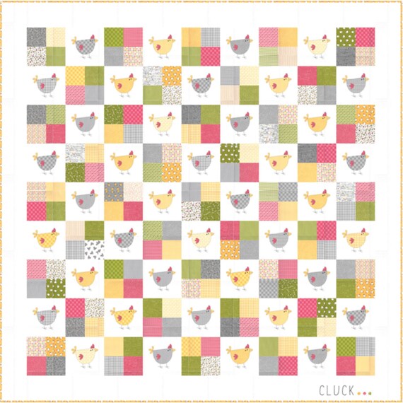 Spring Chicken Fat Eighth Bundle Fabric by Moda Visual Arts Craft ...
