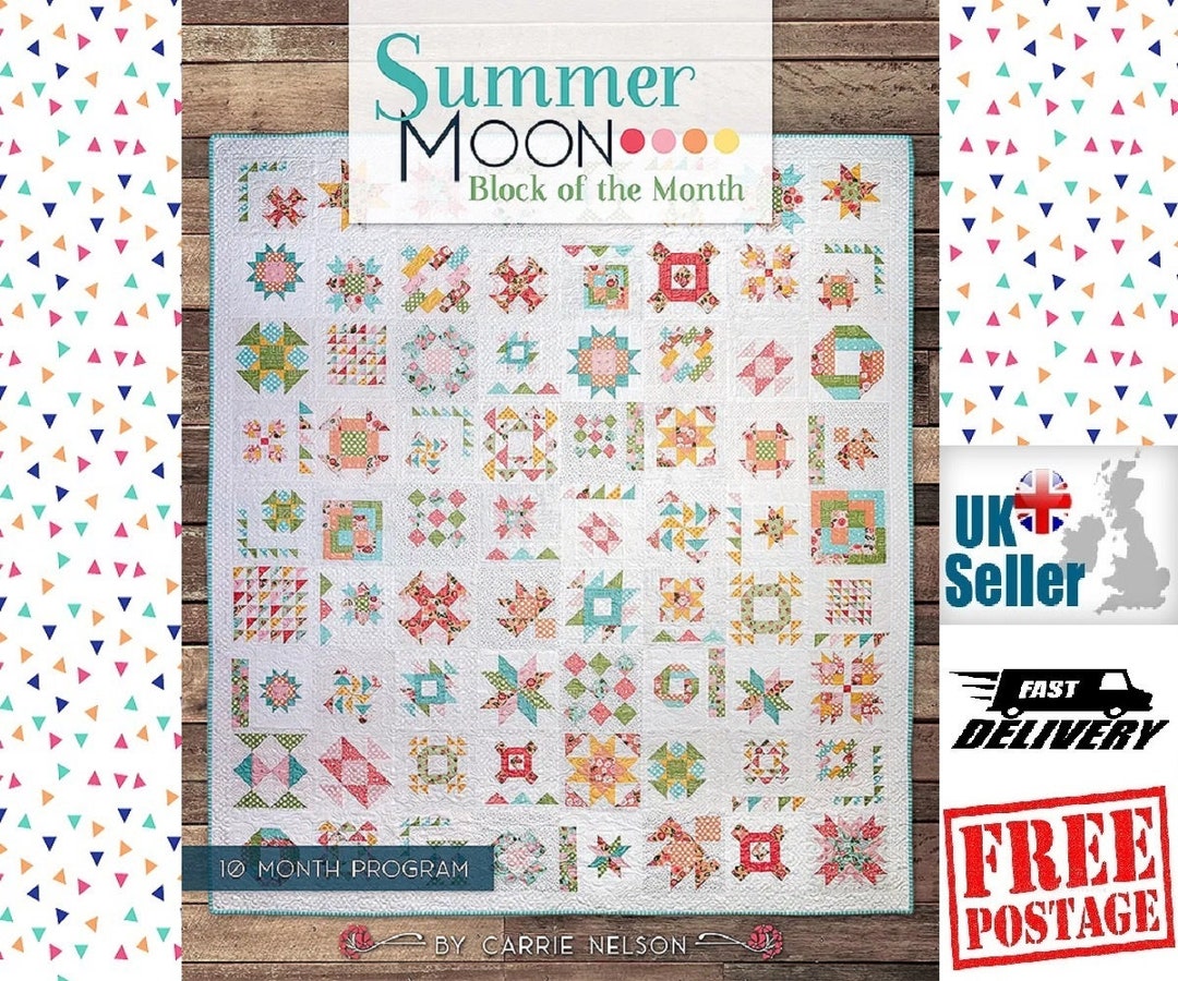 Summer Moon Book Carrie Nelson of Miss Rosie's Quilt Company for It's ...