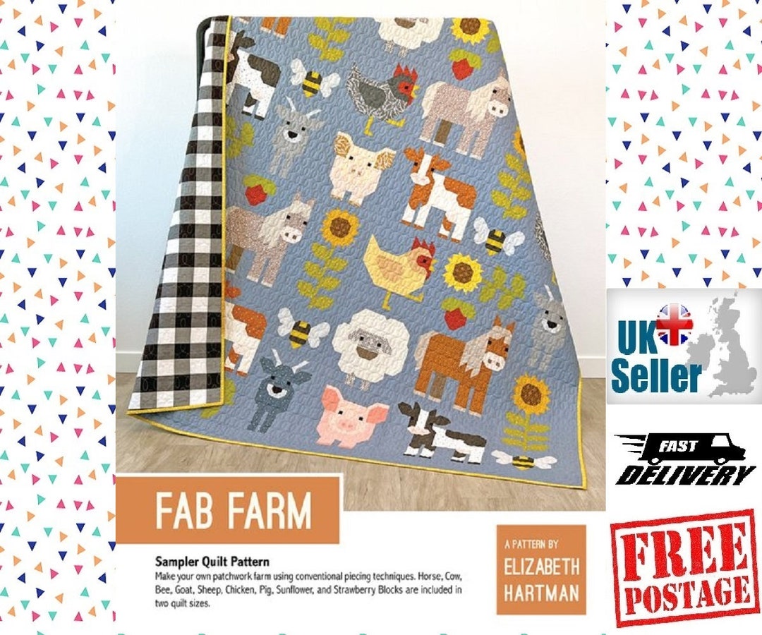 Fab Farm Elizabeth Hartman Quilt Pattern No.eh-069 - Etsy UK