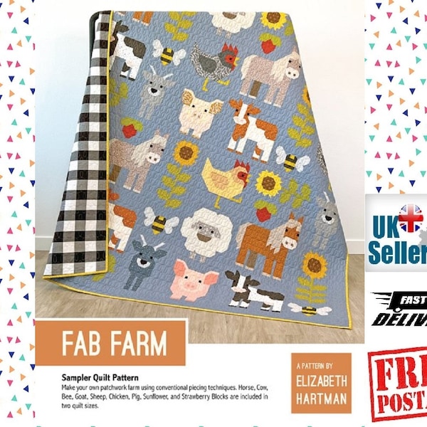 Elizabeth Hartman Farm Quilt Kit - Etsy