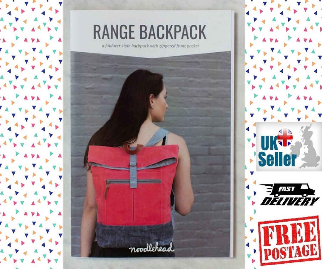 Range Backpack Bag Sewing Pattern by Noodlehead. Foldover Style ...
