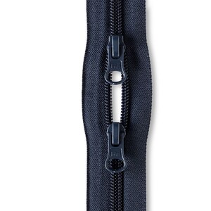 Zip 24" Black. Prym Double Pull Zipper for Bags 60cm / 24 Inches. 2 Way ...